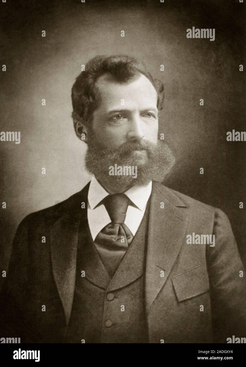 Ottmar Mergenthaler (1854-1899), German-US typesetter. Mergenthaler is ...