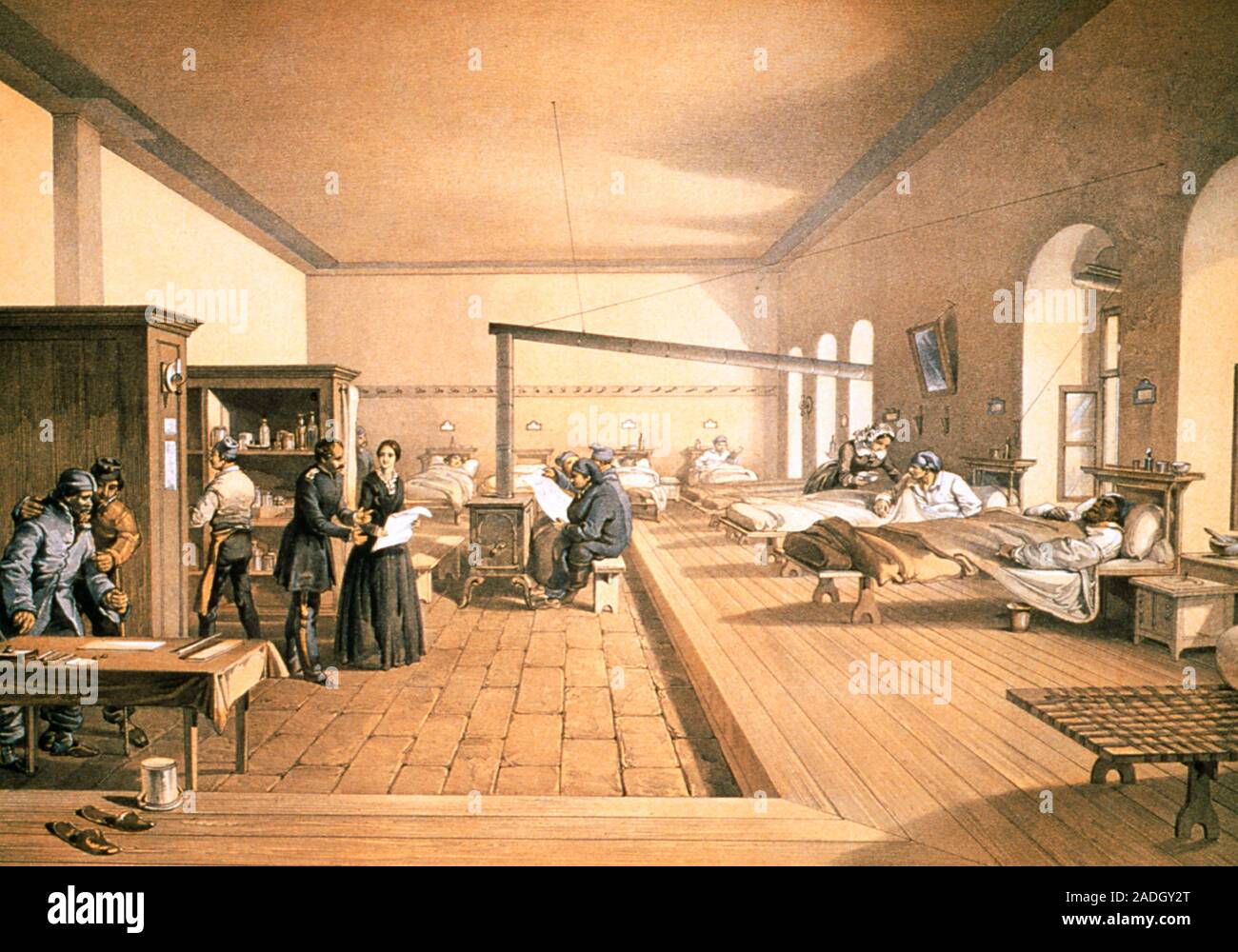 Florence Nightingale. Artwork of Florence Nightingale (1820-1910 ...