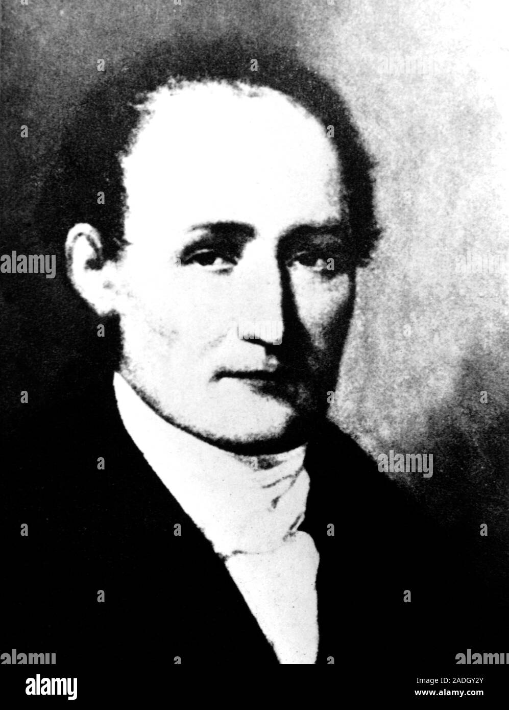 Joseph Nicephore Niepce. Oil portrait of the French chemist Joseph ...