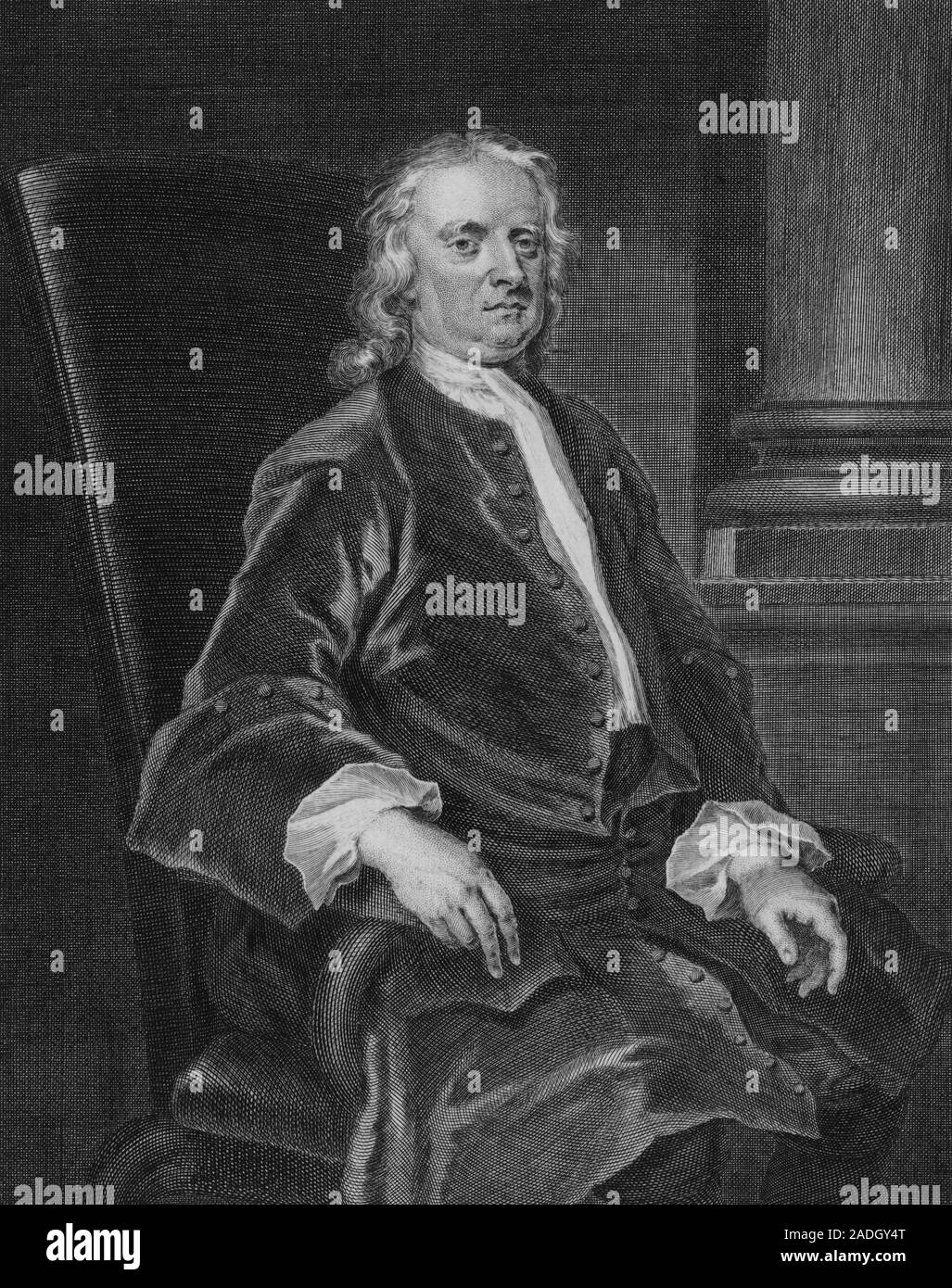Sir Isaac Newton (1643-1727), English physicist, mathematician and ...