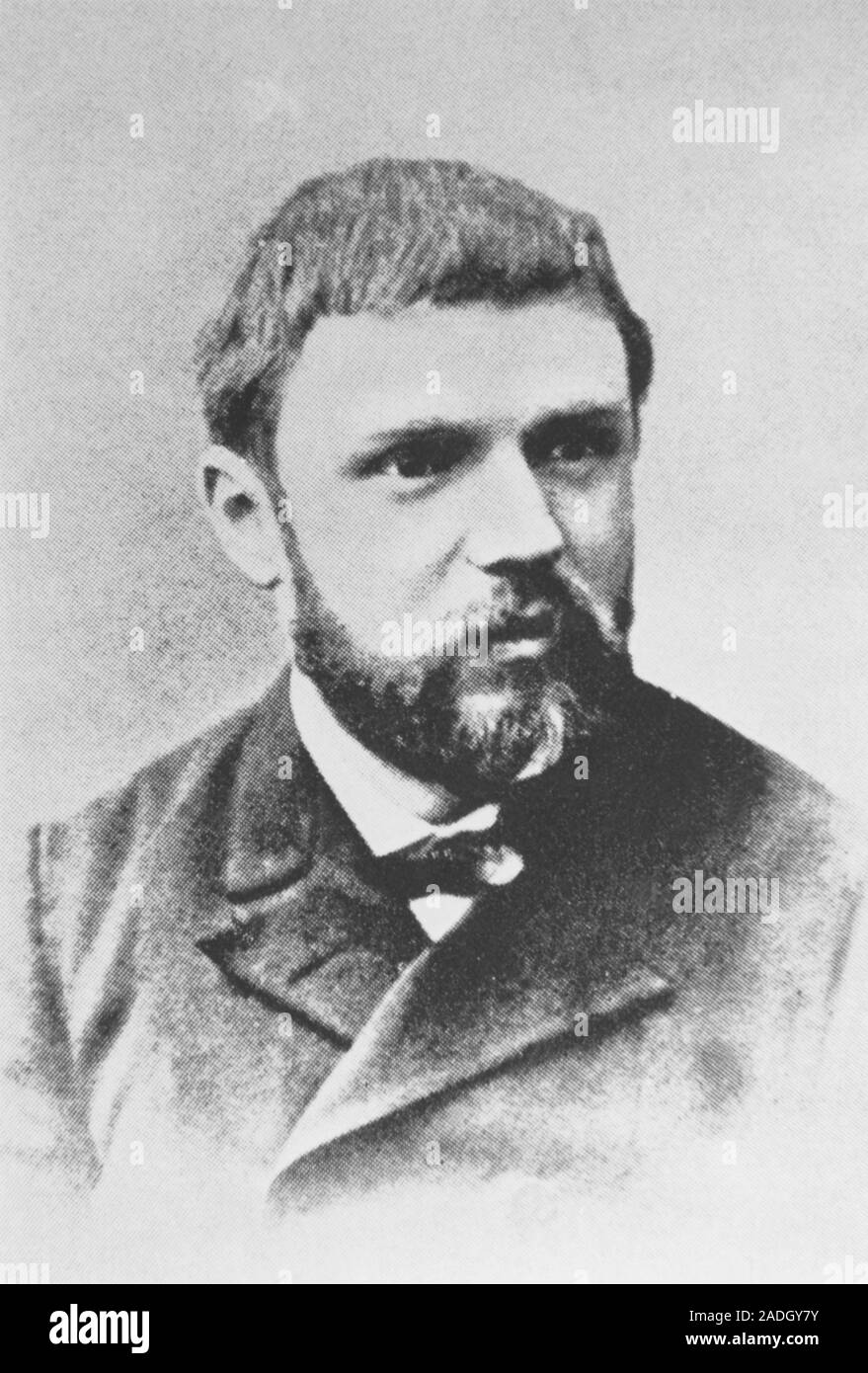 Portrait of Jules Henri Poincare (1854-1912), French mathematician ...