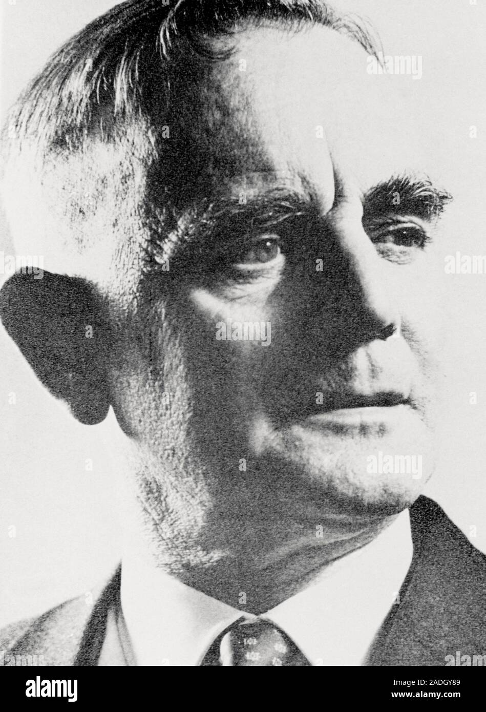 Portrait of Cecil Powell (1903-1969), English physicist and Nobel ...