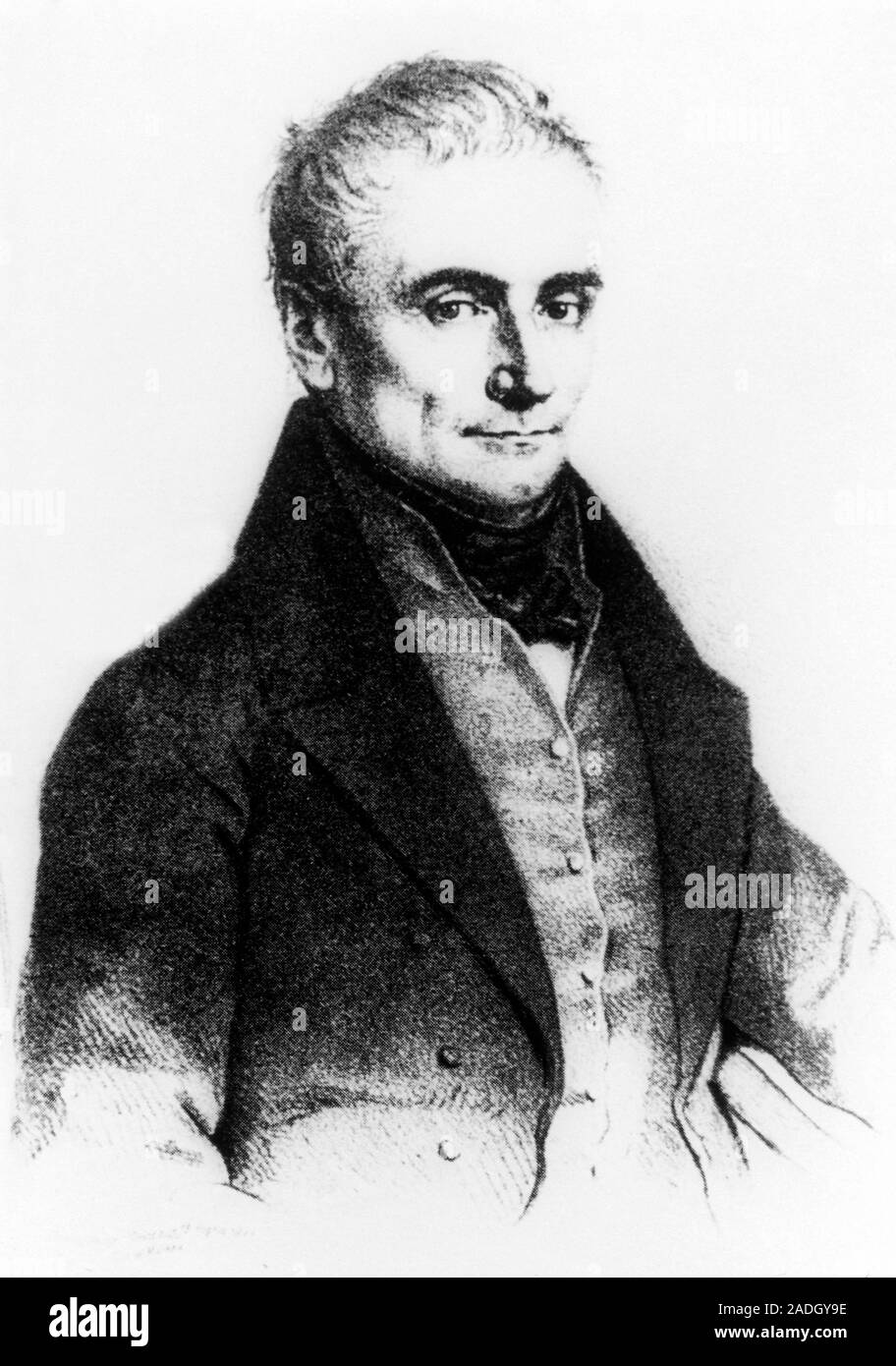 Portrait of Johannes Purkinje (1787-1869), Czech histologist and ...