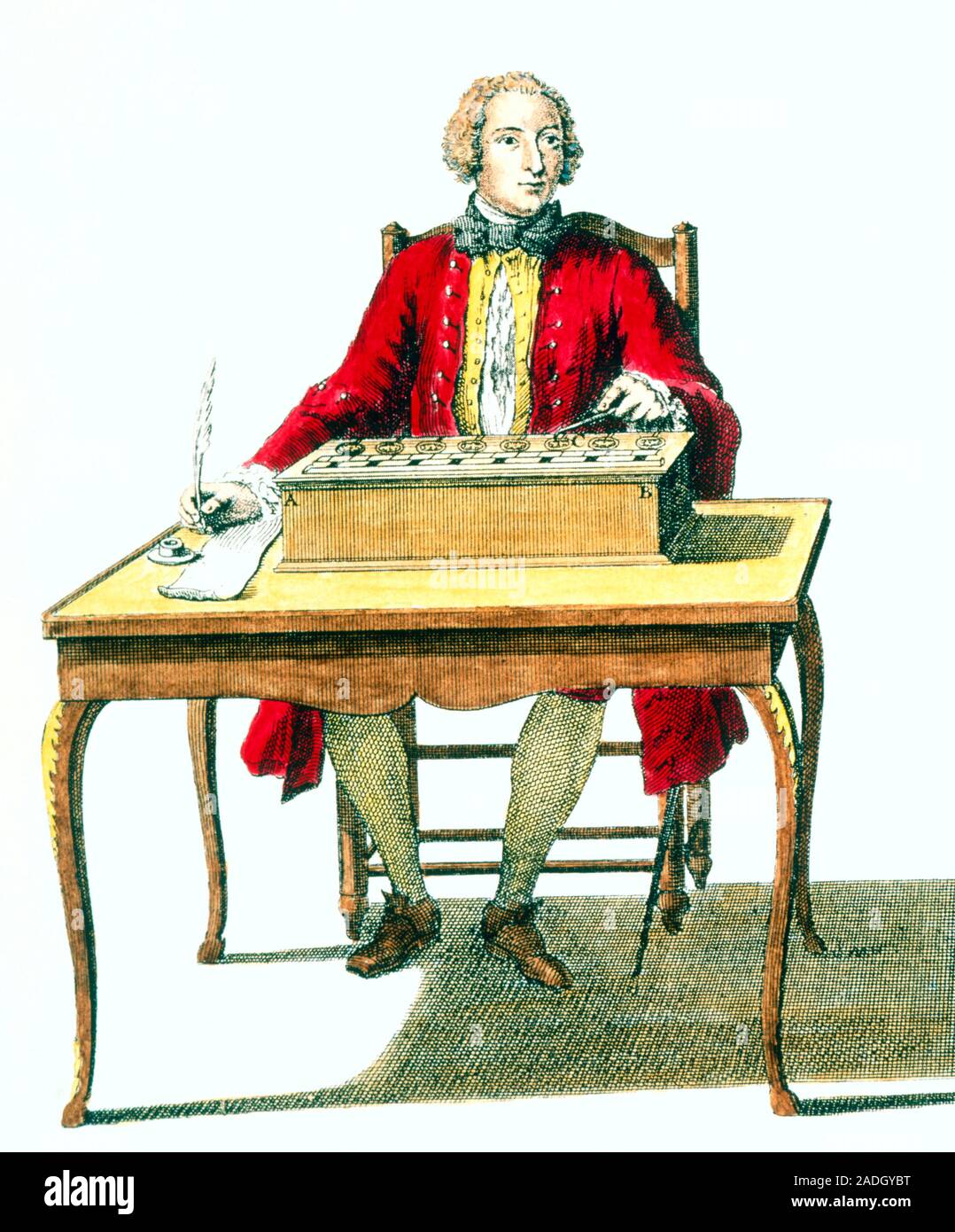 Blaise Pascal. Portrait of Blaise Pascal (1623- 62), French ...