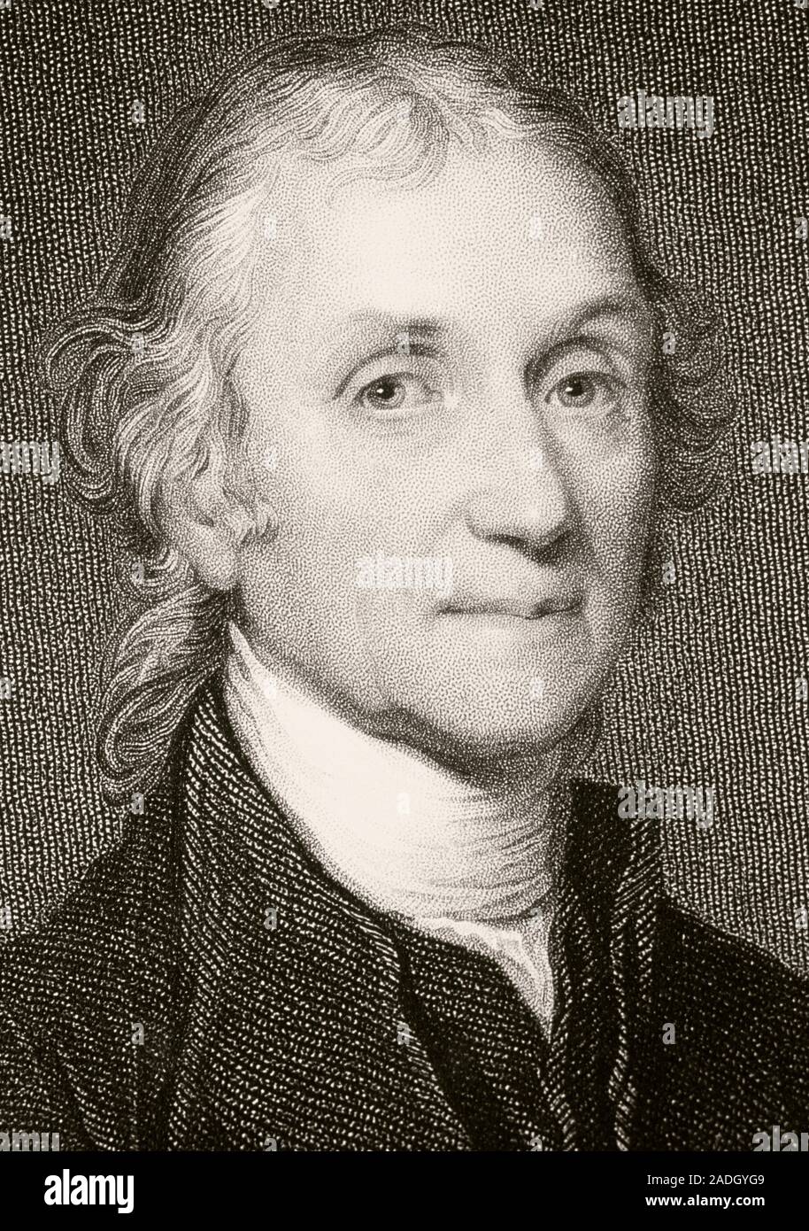 Joseph Priestley. Portrait of Joseph Priestley (1733-1804), British ...