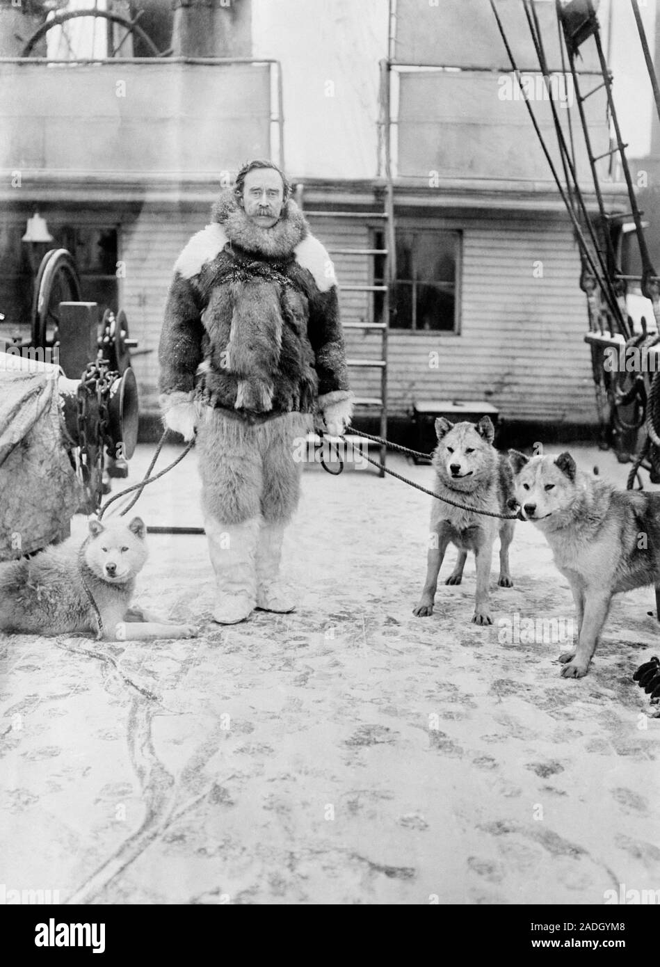 Robert E. Peary. American polar explorer Robert Edwin Peary (1856-1920 ...