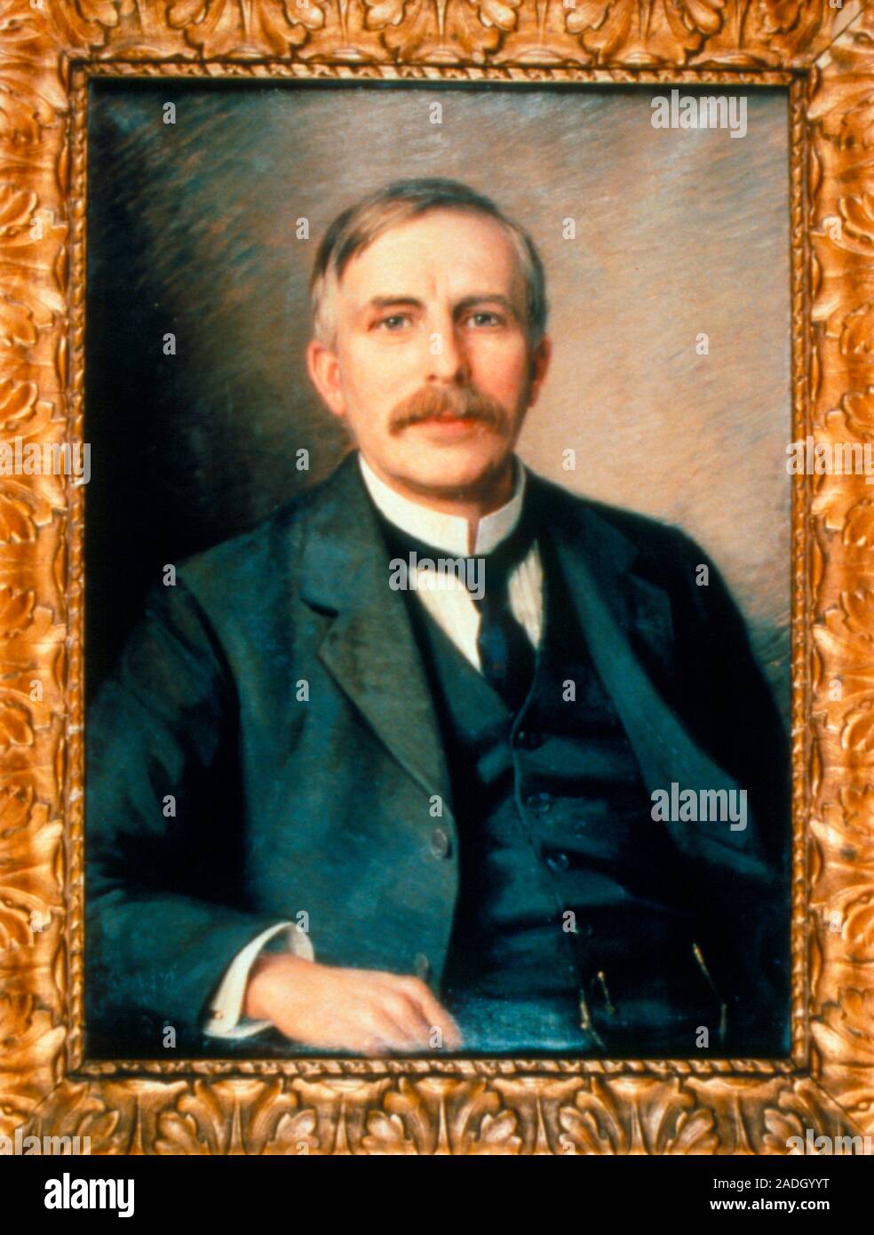 Ernest Rutherford. Portrait of New Zealand born physicist Sir Ernest ...
