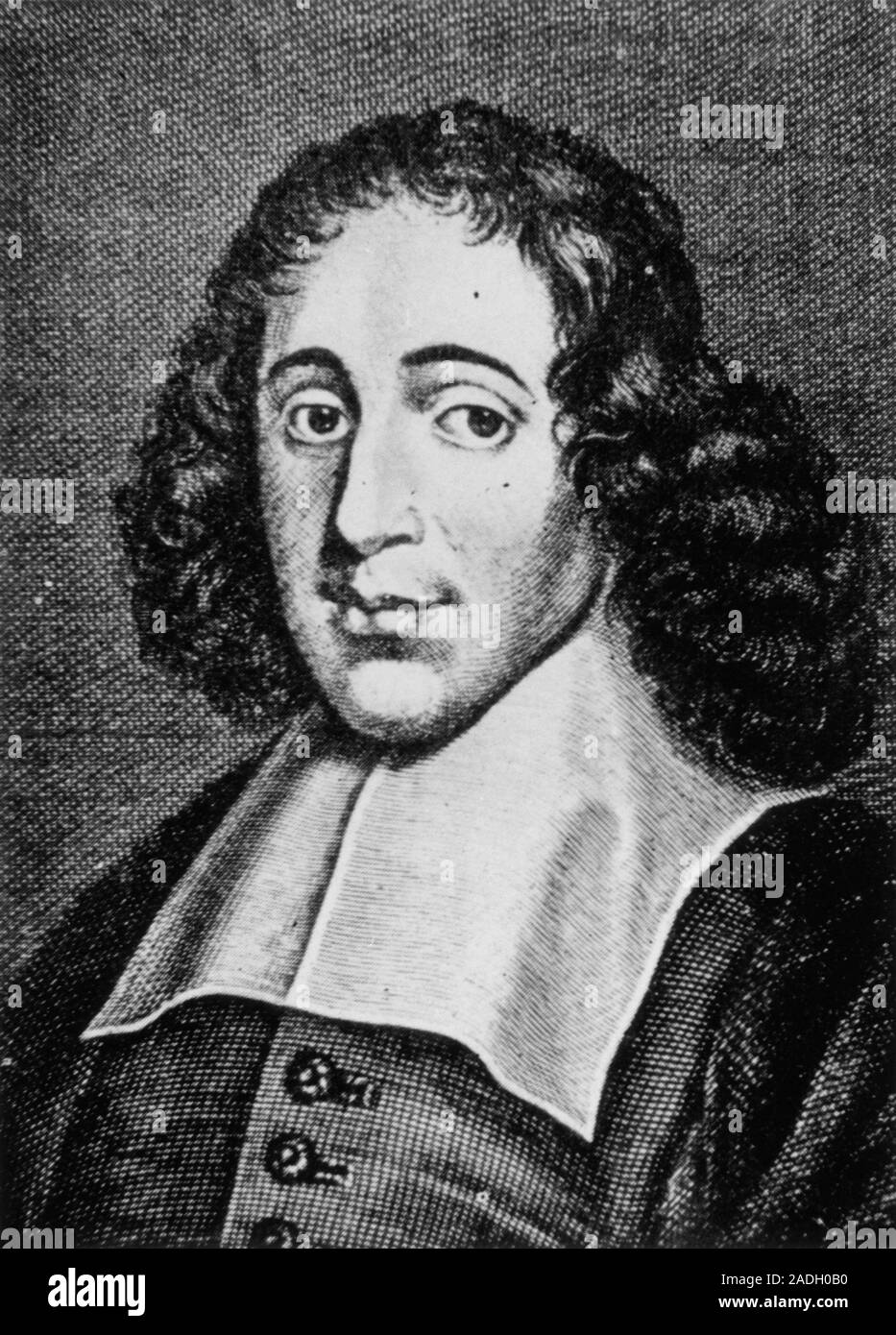 Baruch Spinoza. Engraving of Baruch Spinoza (1632- 77), Dutch ...