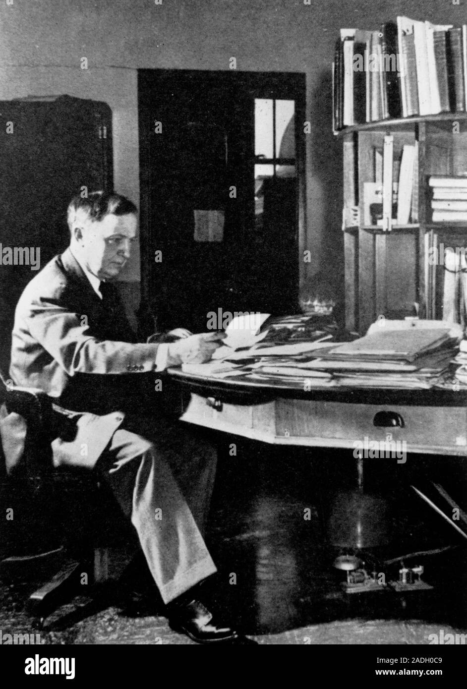 Harlow Shapley. Portrait of Harlow Shapley (1885- 1972), American ...