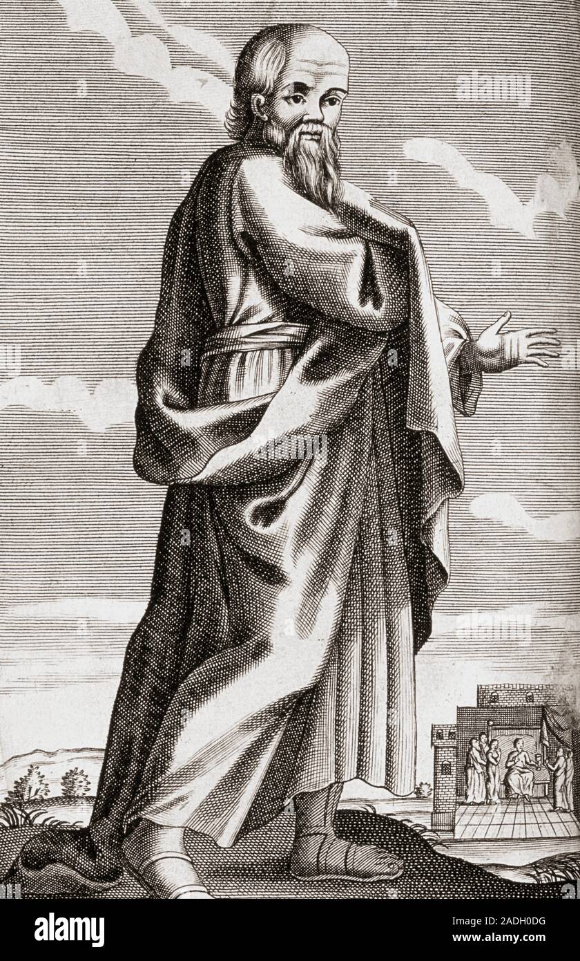 Socrates. Historical portrait of the Ancient Greek philosopher Socrates ...