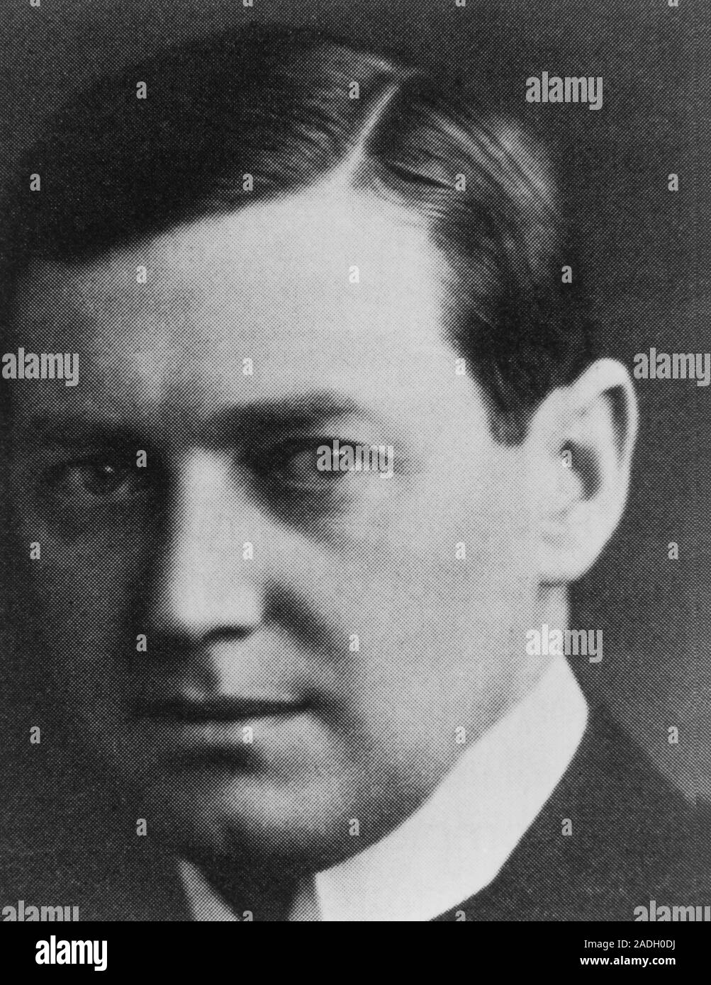 Karl Manne Siegbahn. Historical portrait of the Swedish physicist Karl ...