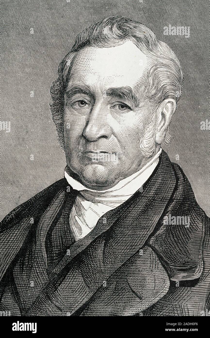 George Stephenson (1781-1848), English engineer and pioneer of steam ...