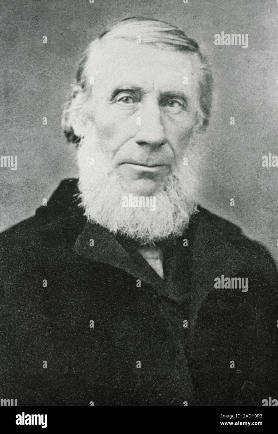 Portrait of the British physicist John Tyndall, 1820-1893. After ...