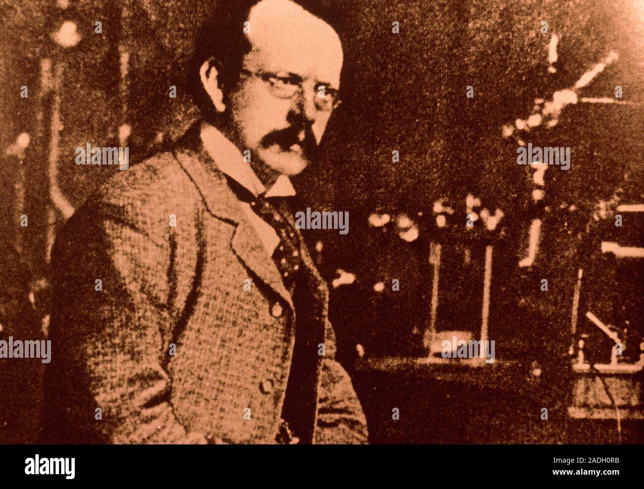 Portrait of Sir Joseph John Thomson (1856-1940), English physicist and ...