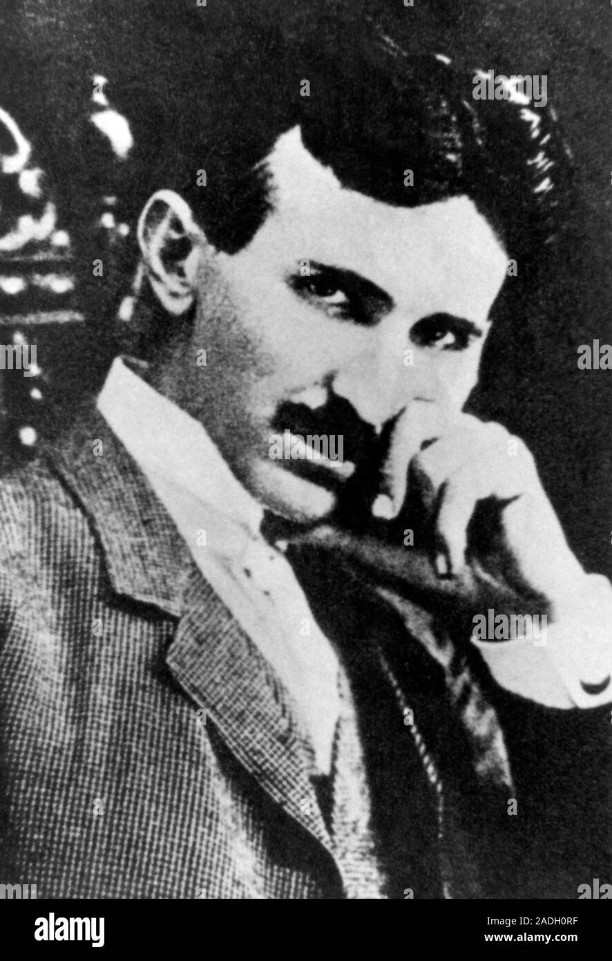 Nikola Tesla (1856-1943), Serbian-American physicist and electrical ...