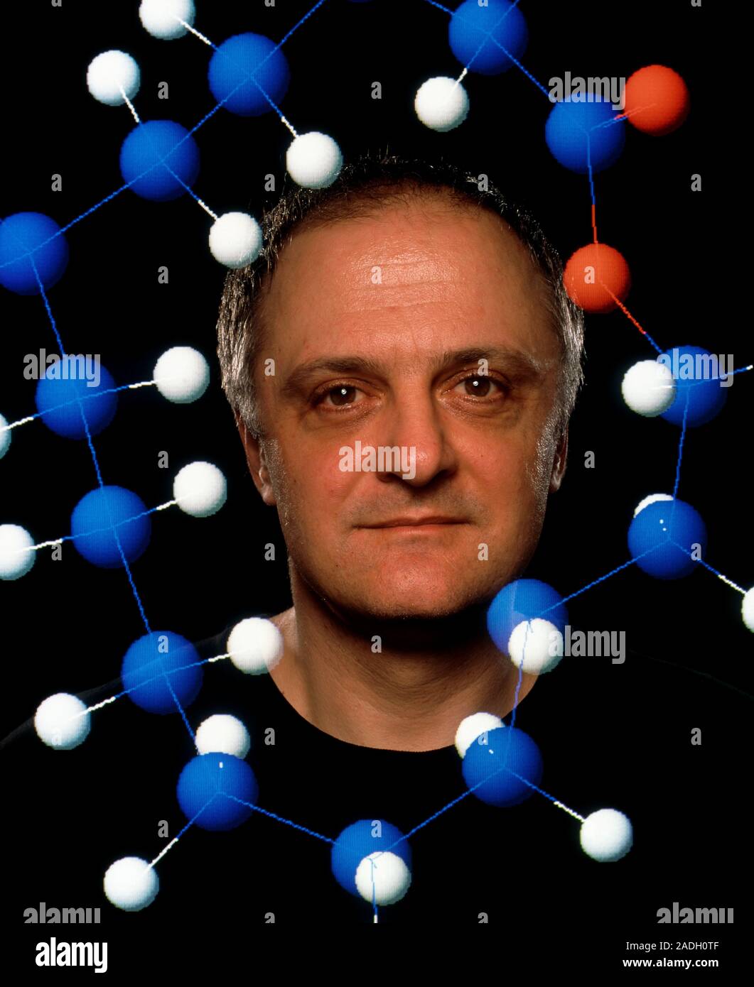 Luca Turin. Portrait of Dr Luca Turin who proposes that a molecule's ...