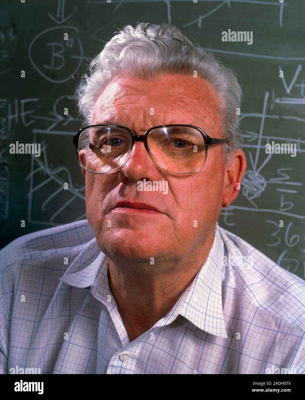 Richard Taylor. Portrait of the Canadian particle physicist Richard ...
