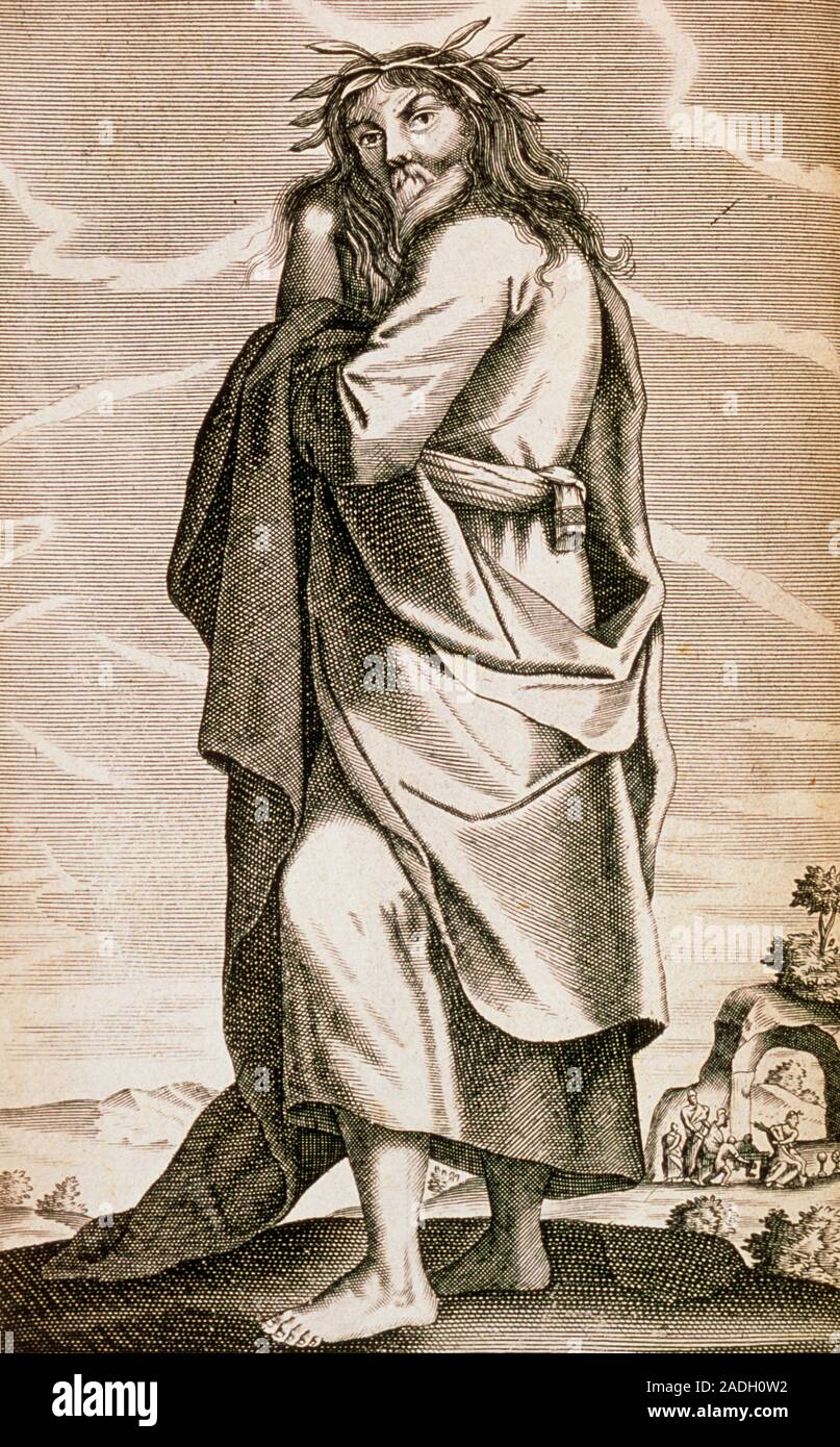 Thales of Miletus. Historical portrait of the Ancient Greek philosopher ...