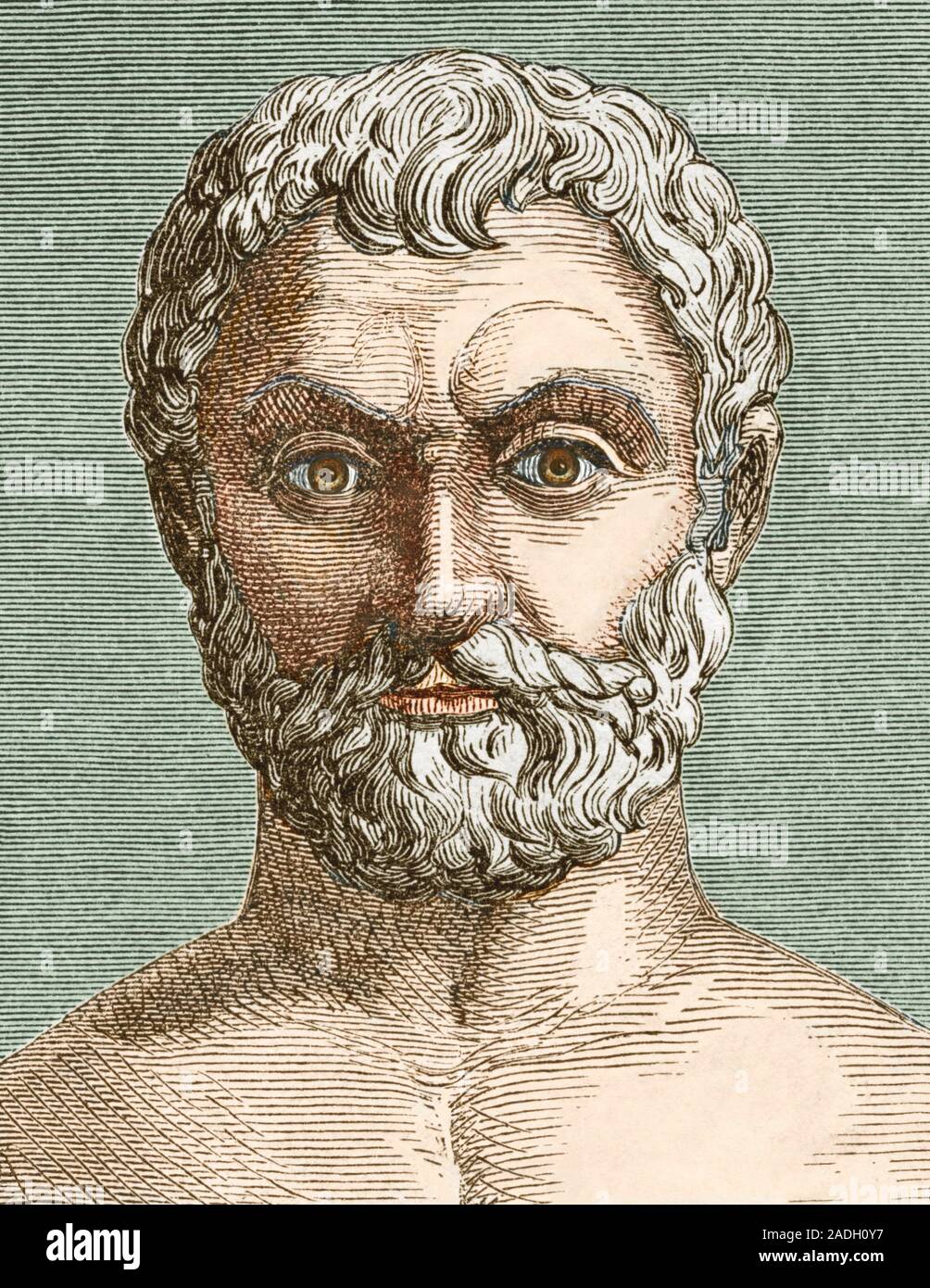 Thales of Miletus (c.624-c.546 BC), Ancient Greek philosopher ...