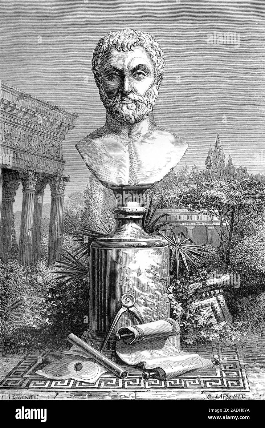 Thales of Miletus (c.624-c.546 BC), Ancient Greek philosopher ...