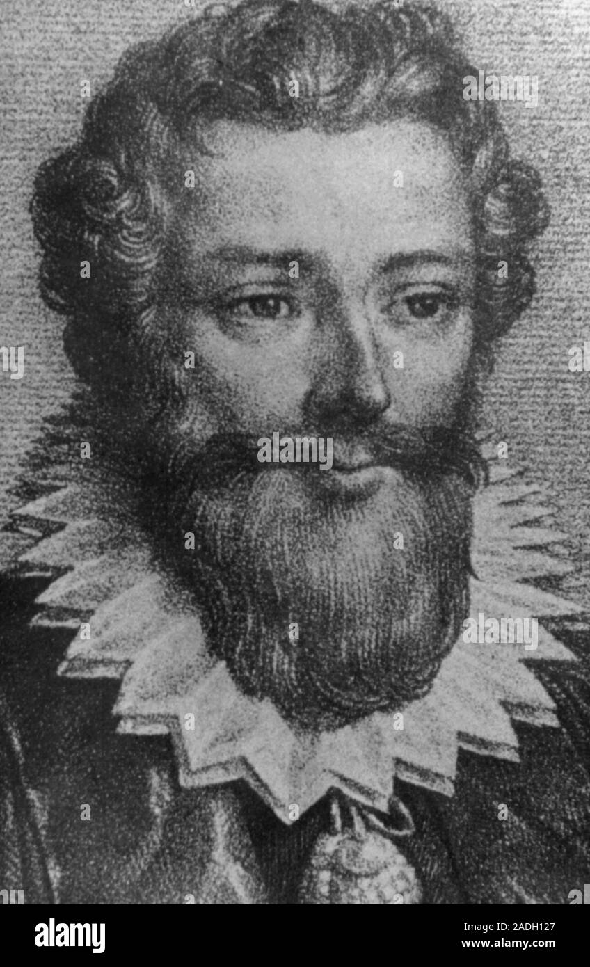 Portrait of the French mathematician Francois Viete, 1540-1603. Viete ...