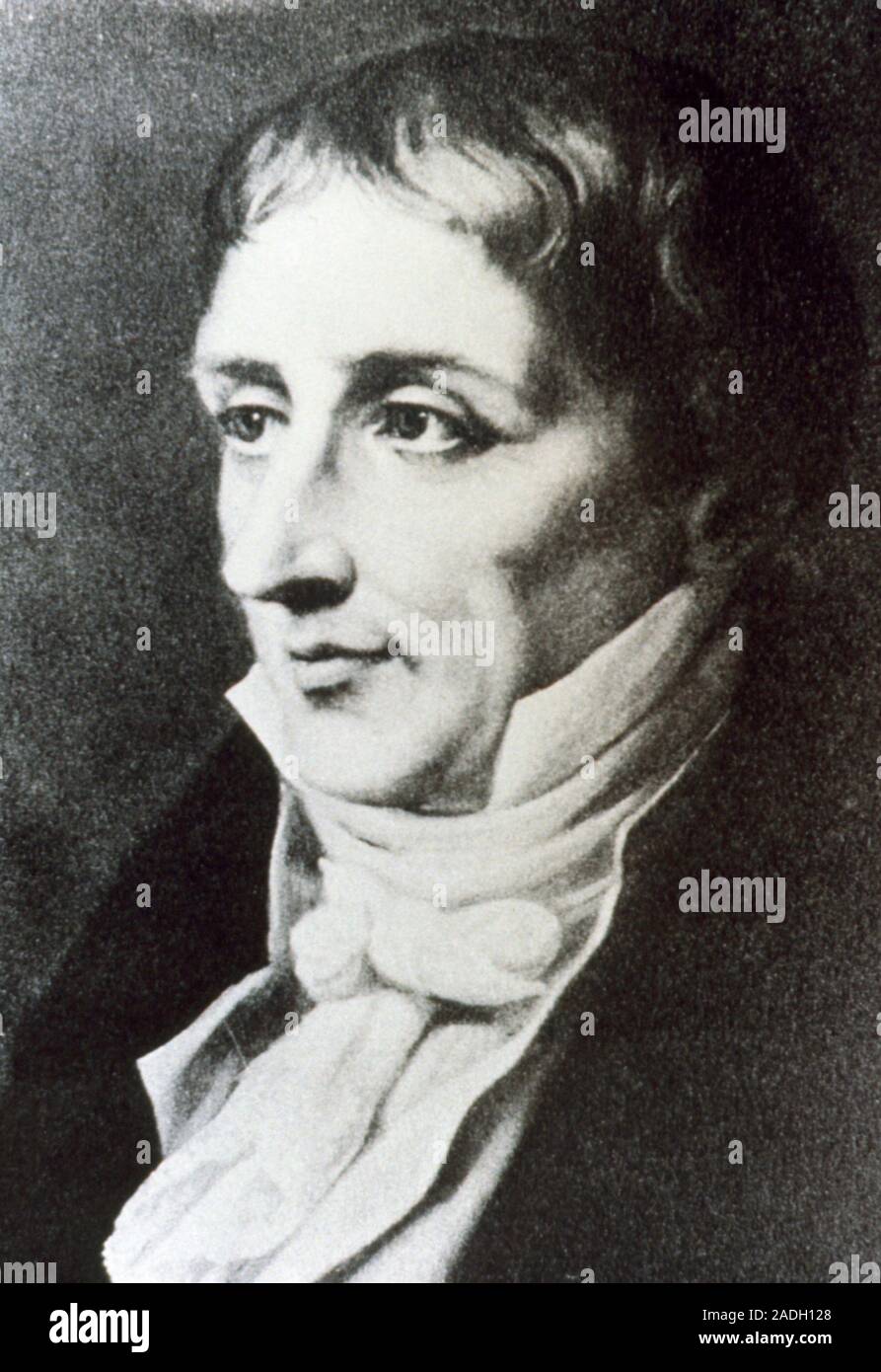 Portrait after an oil painting of Count Alessandro Volta (1745-1827 ...