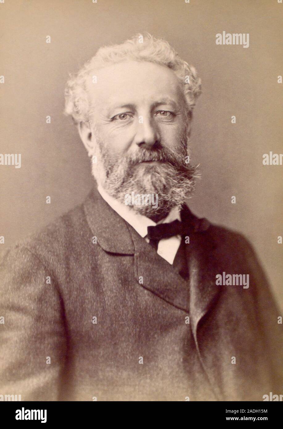 Jules Gabriel Verne (1828-1905), French novelist and pioneer of the ...