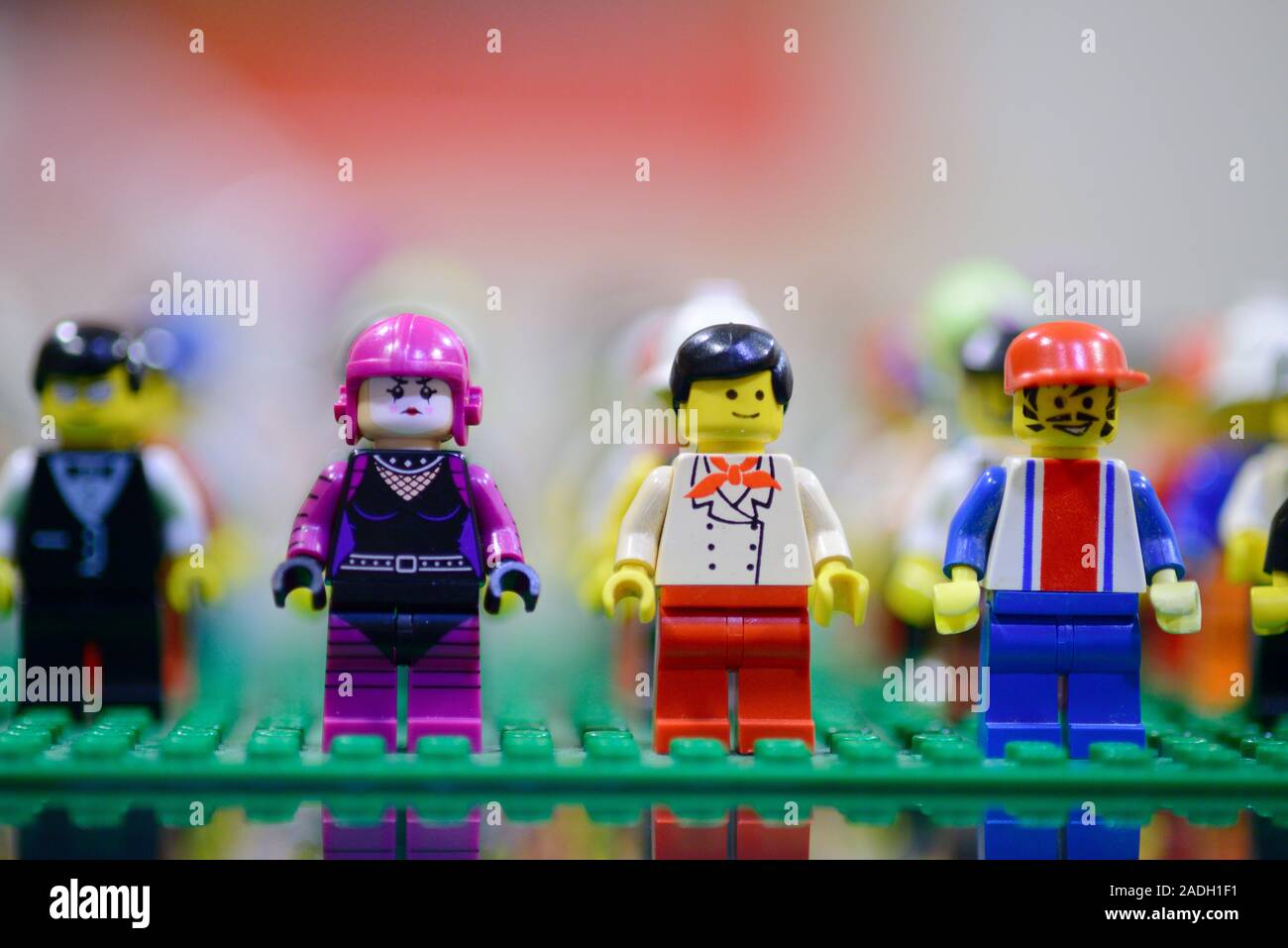 Group of Various Lego Mini Characters Stock Photo - Alamy