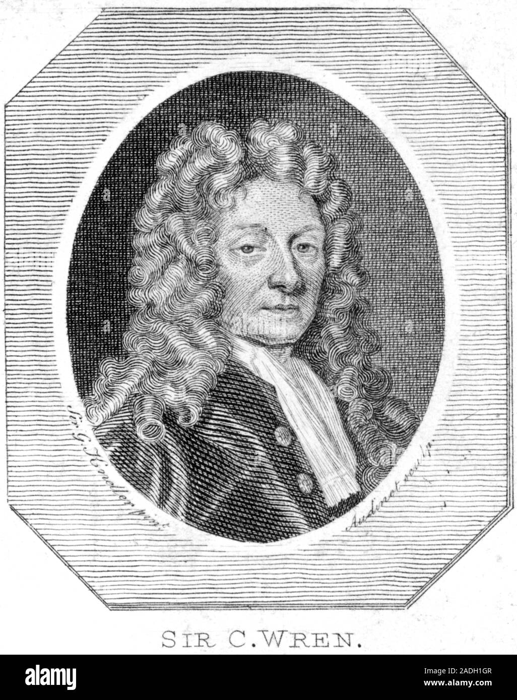 Sir Christopher Wren (1632-1723), English architect and astronomer ...