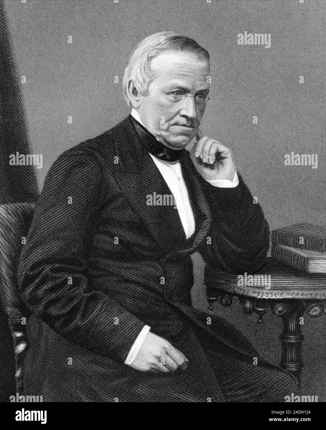 Charles Wheatstone (1802-1875), British physicist. Wheatstone study of ...