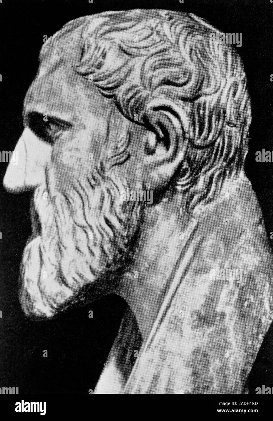 Zeno. Bust of Zeno of Citium (336-265 BC), Greek philosopher and the ...