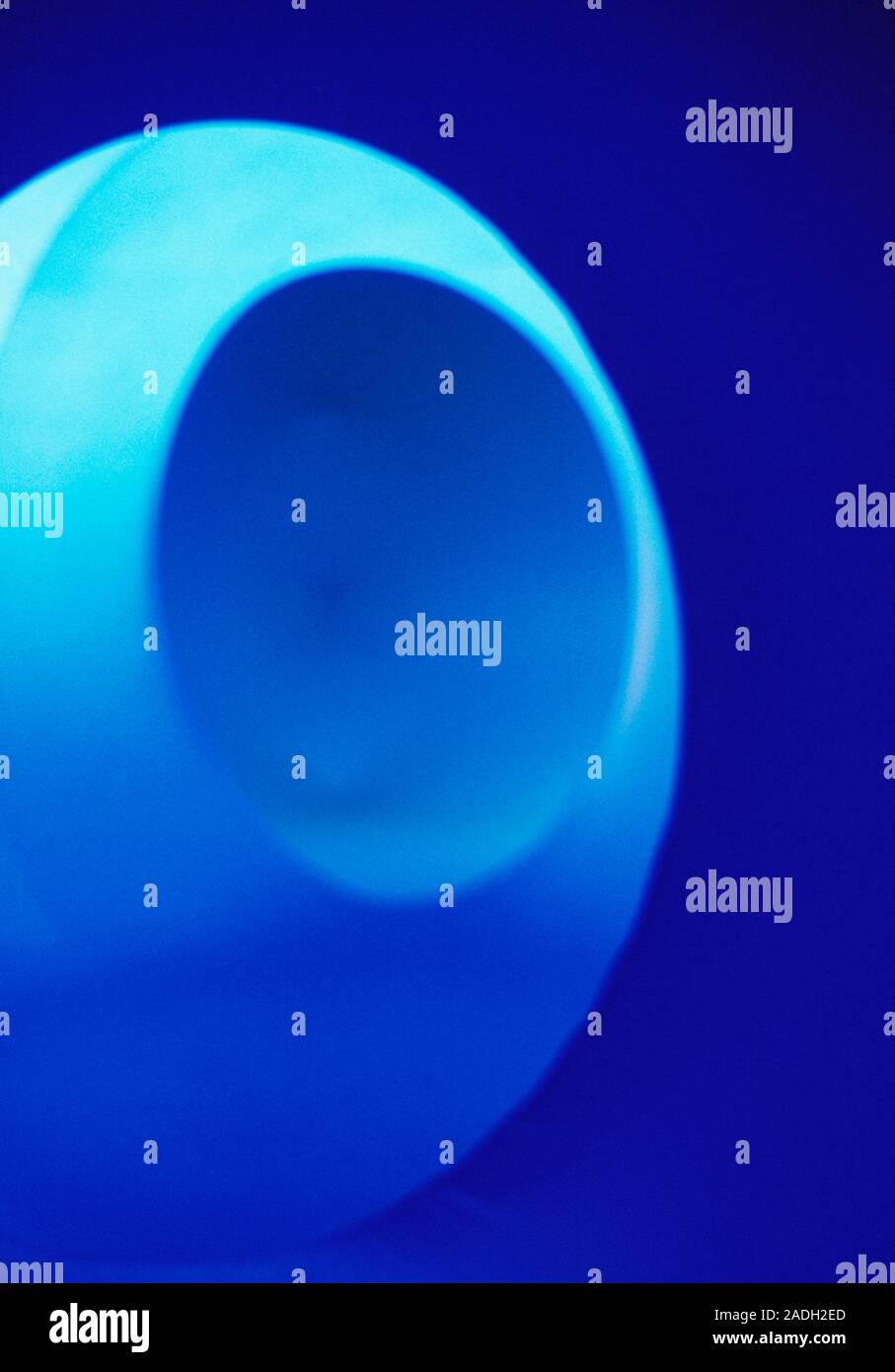 Colourscape. Interior of the Colourscape, a sculpture consisting of ...