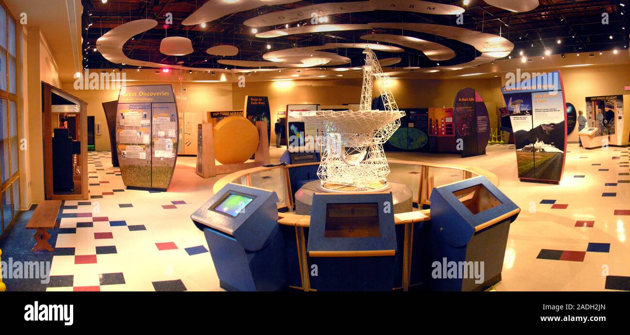 Science centre at Green Bank, West Virginia, USA. This exhibition in is ...