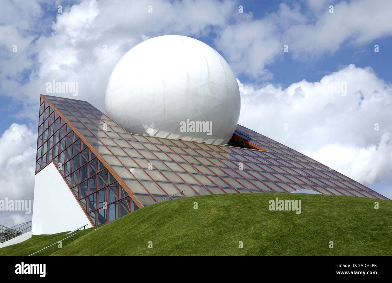 Futuroscope building. Futuroscope is a science and technology theme ...