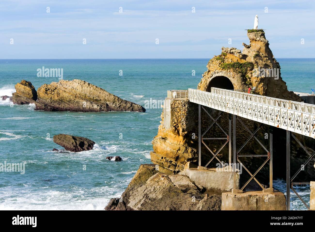 Rocher de la Vierge - Holly Virgin Rock, Biarritz, Pyrénées-Atlantiques ...