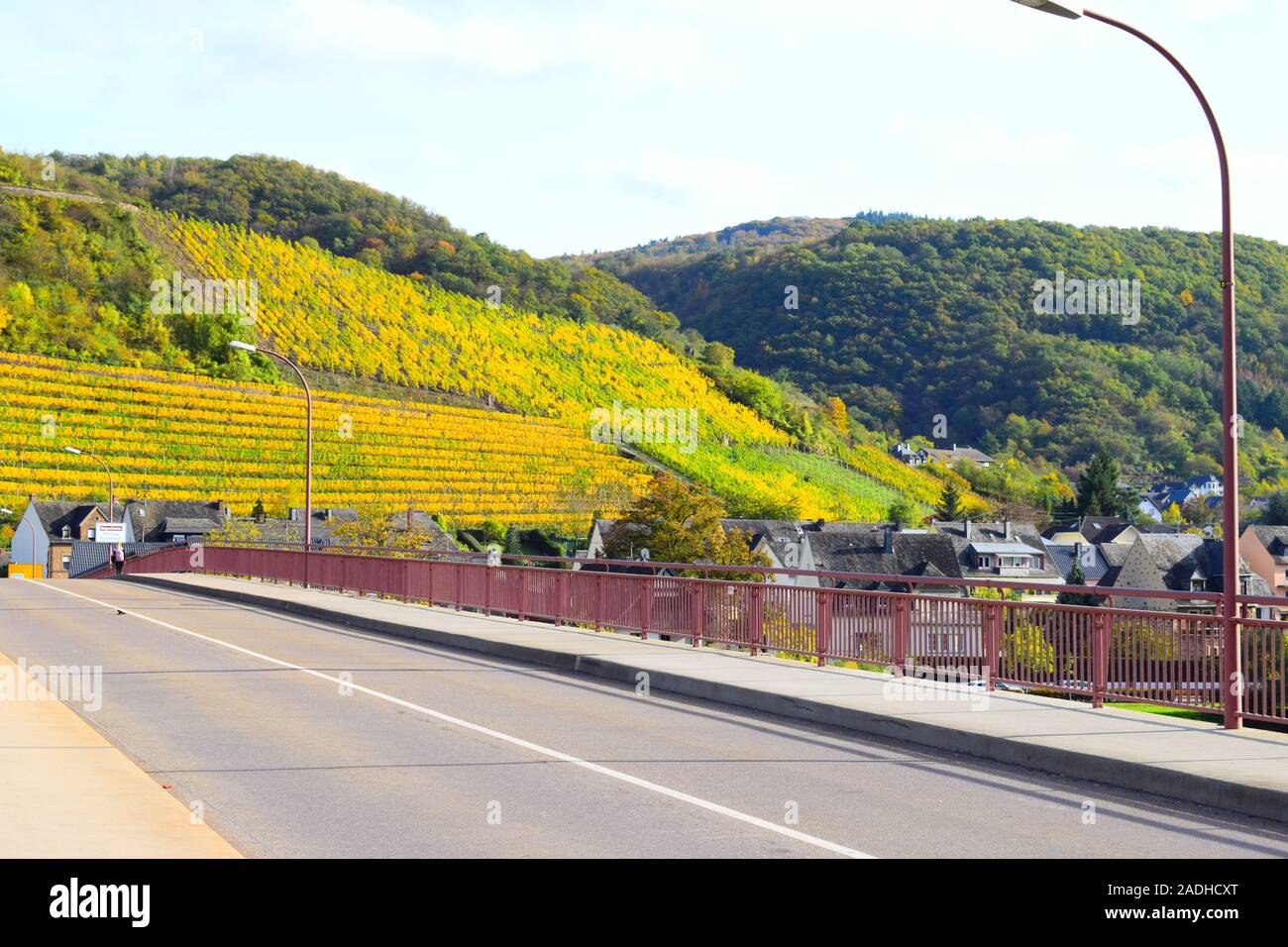 Mosel bridge in Treis-Karden Stock Photo - Alamy