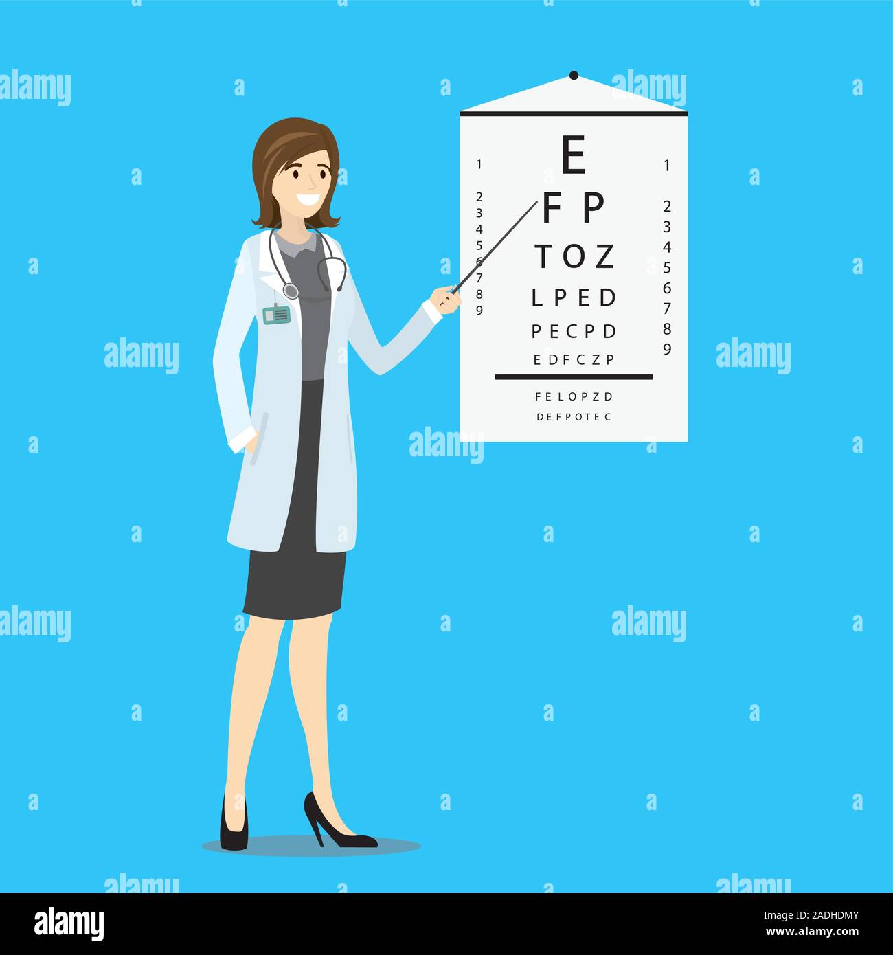 Eye Test Cartoon