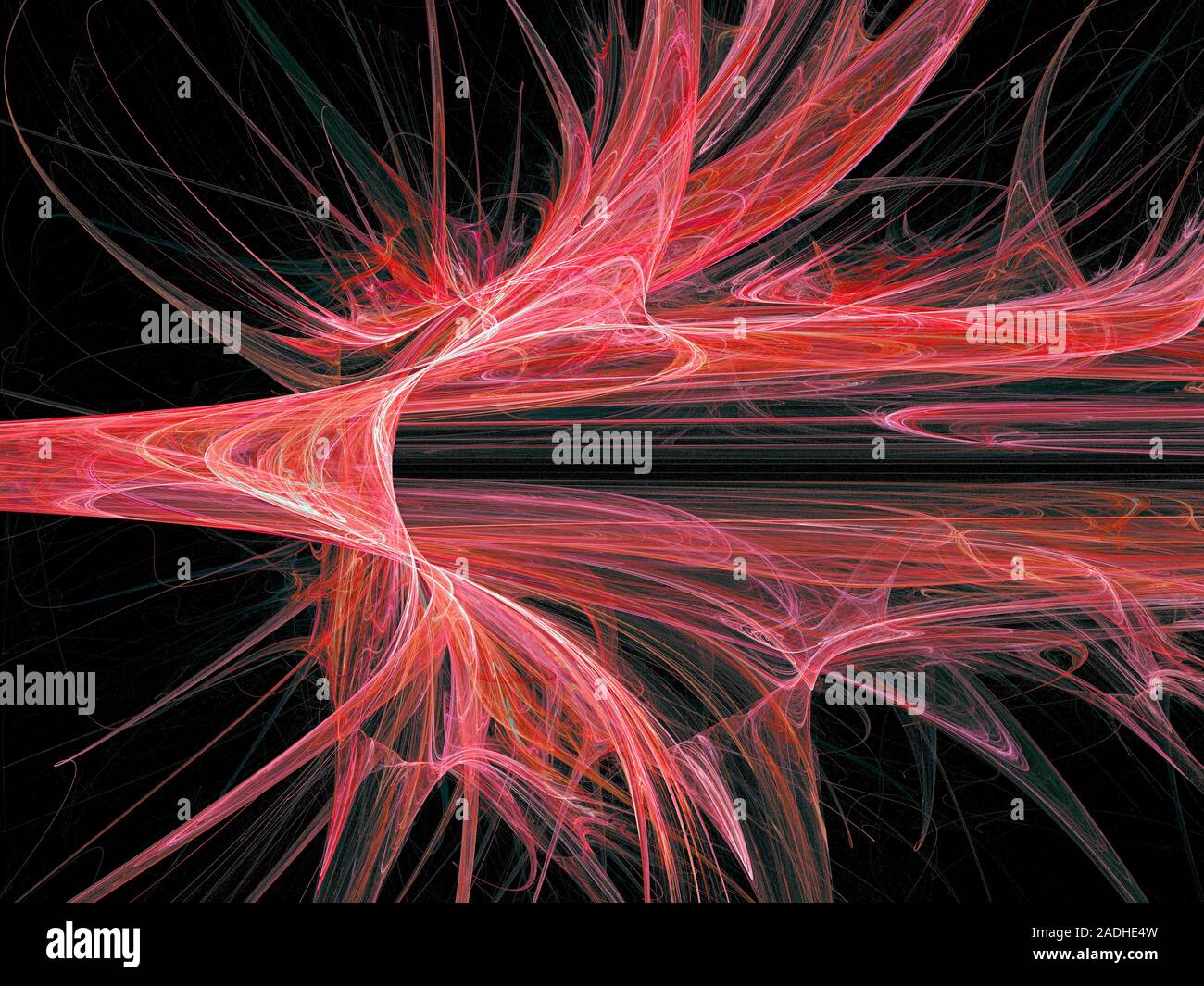 Stroke, conceptual computer artwork. This could represent a blood ...