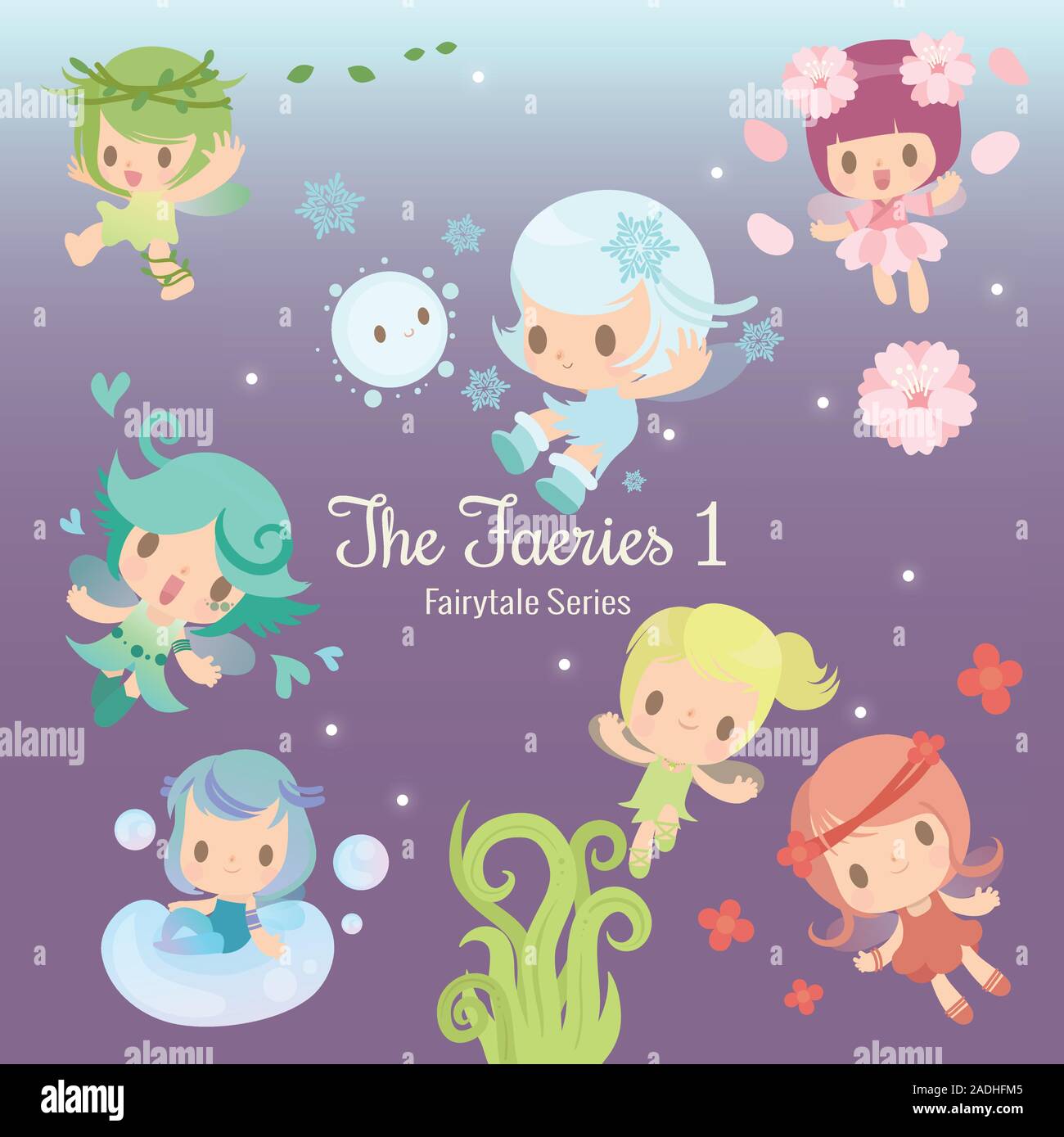 fairytale series the faeries Stock Vector Image & Art - Alamy