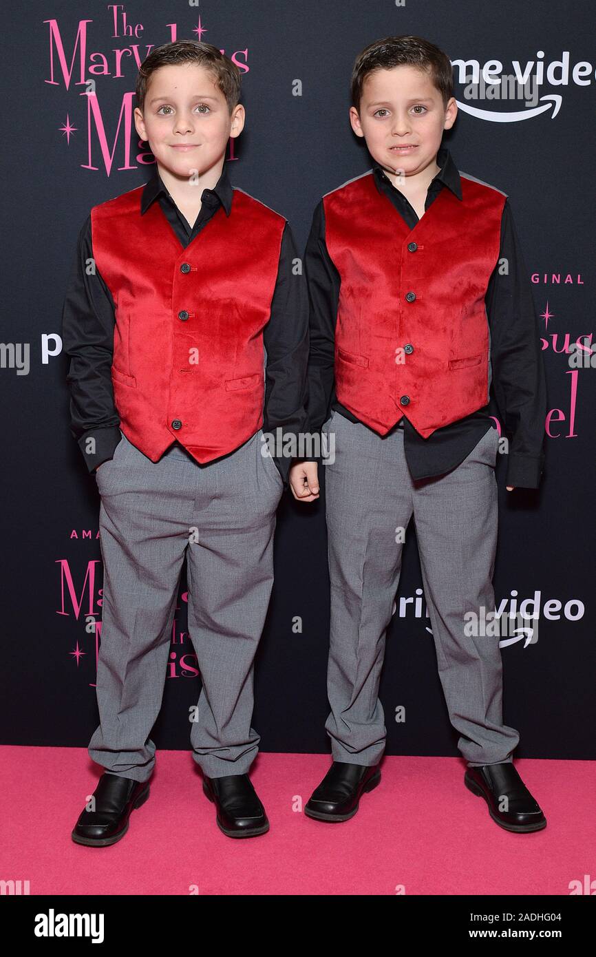 New York, USA. 03rd Dec, 2019. (L-R) Matteo Pascale and Nunzio Pascale ...