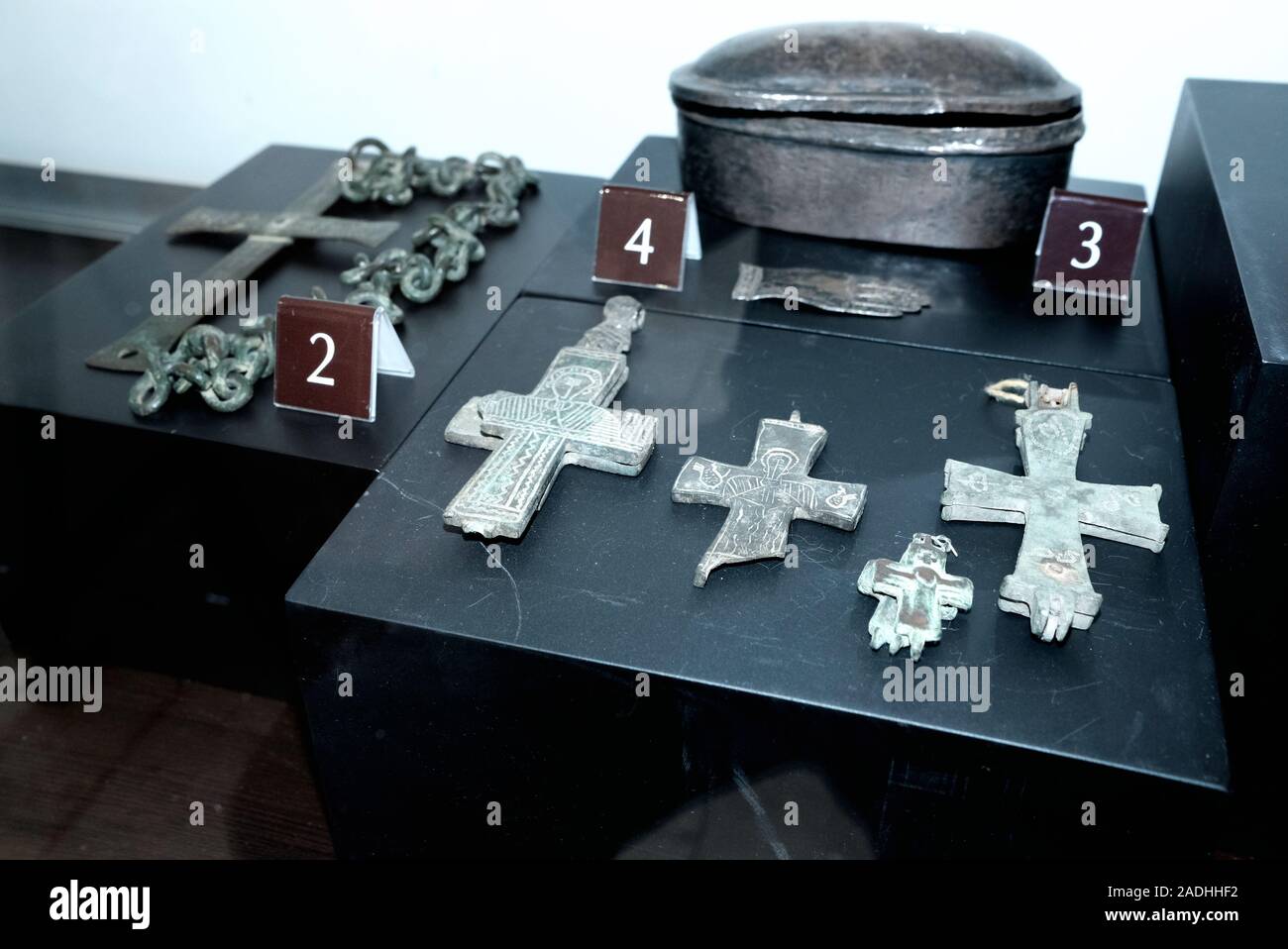 orthodox crosses - Historic museum in HISARYA - Balkans - BULGARIA ...