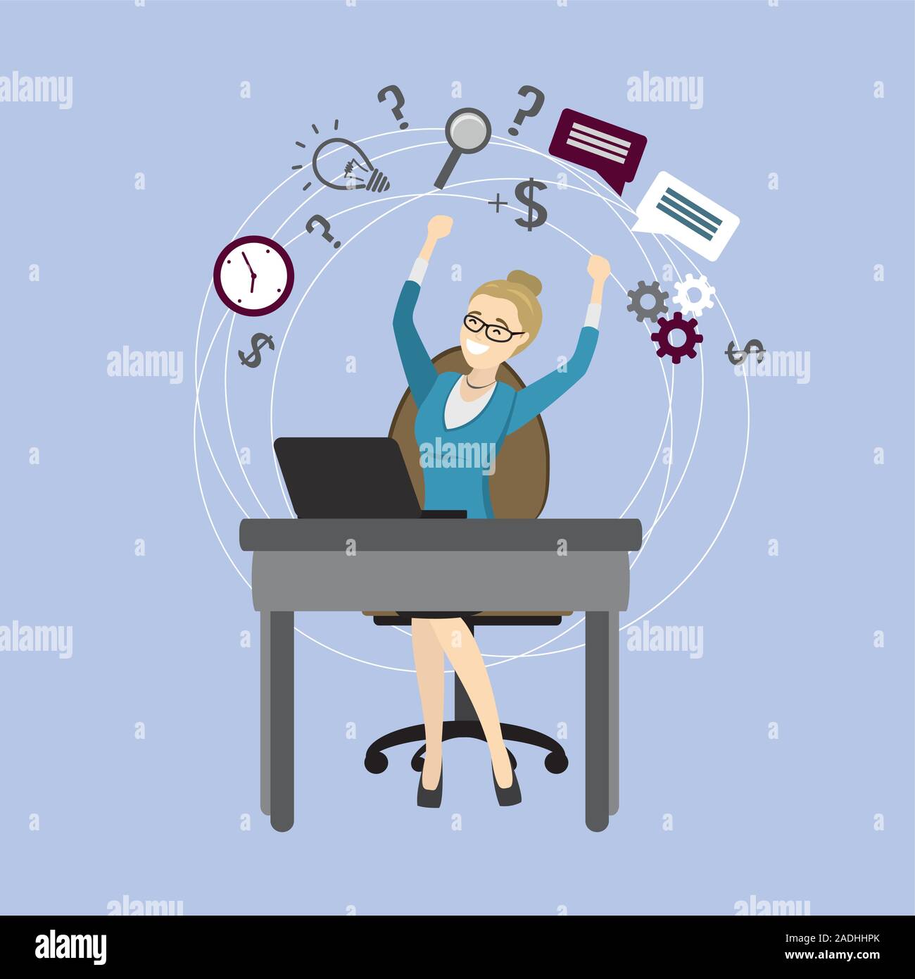 Woman hairstyle different Stock Vector Images - Alamy