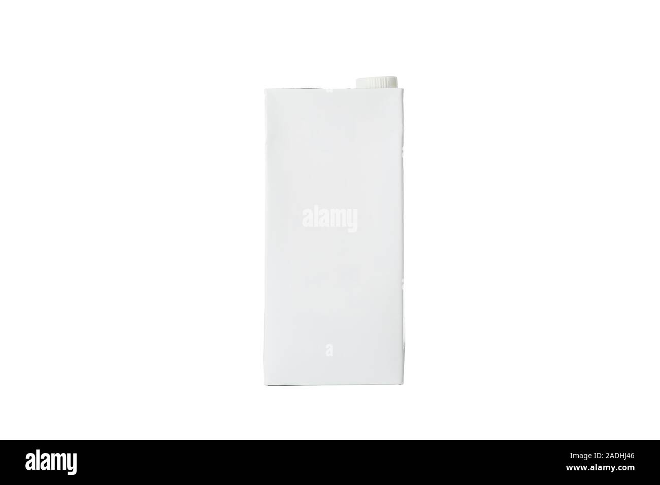 Blank milk juice package Cut Out Stock Images & Pictures - Alamy