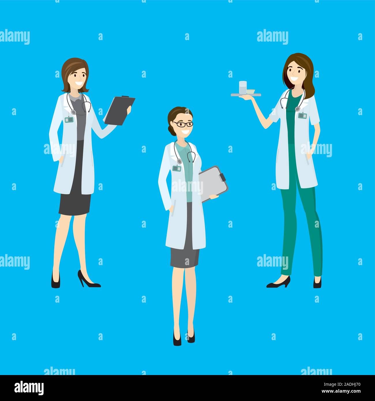 Nurse cartoon hi-res stock photography and images - Alamy