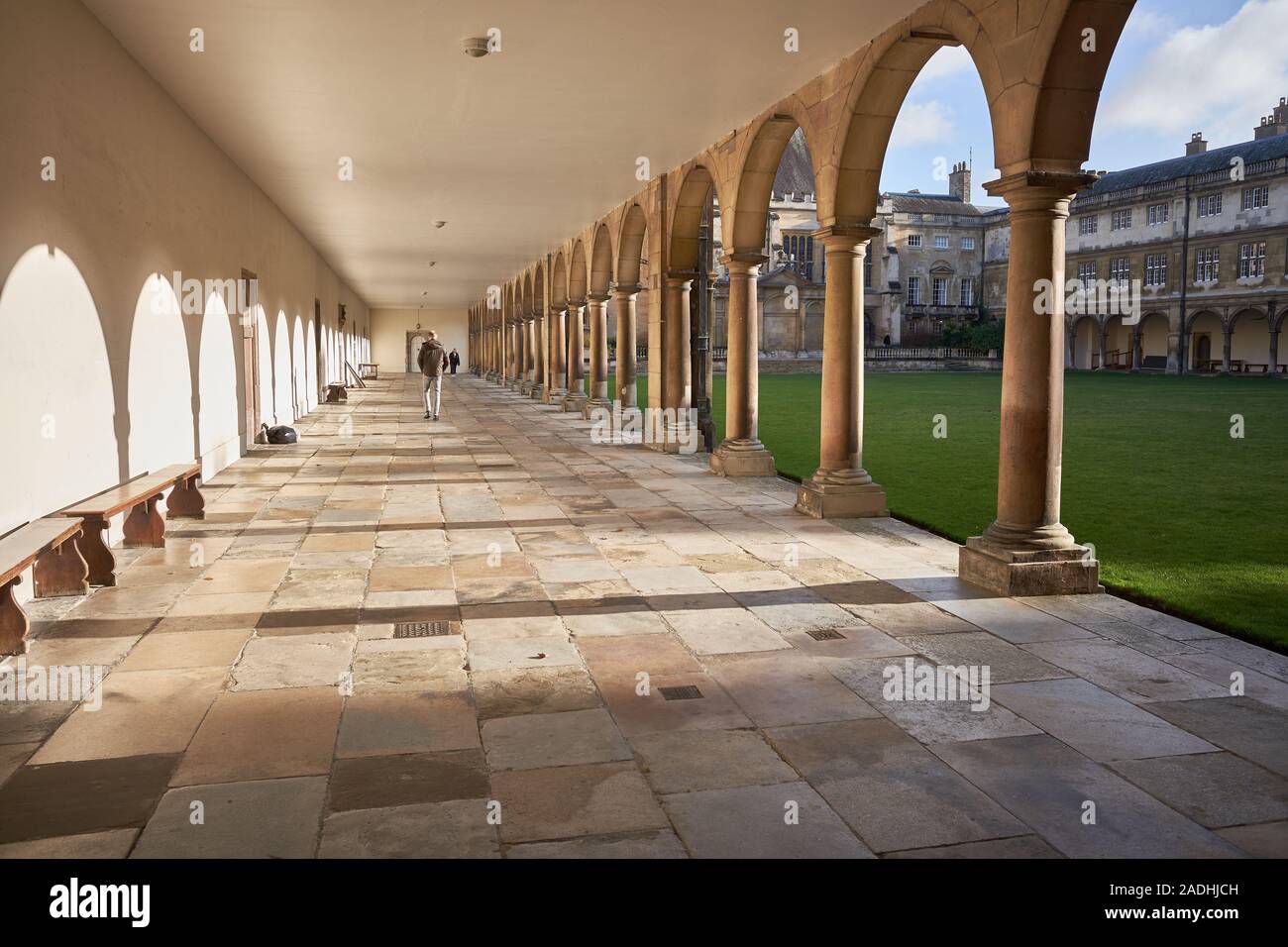 The cloisters at trinity college hi-res stock photography and images ...
