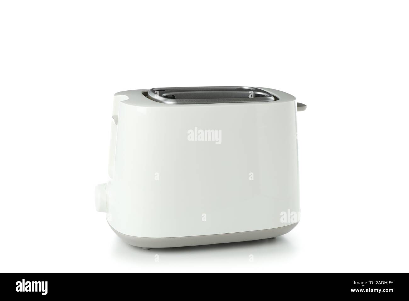 White toaster for bread isolated on white background Stock Photo - Alamy