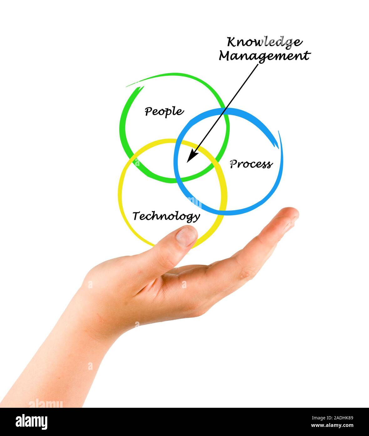 Diagram knowledge management process hi-res stock photography and ...