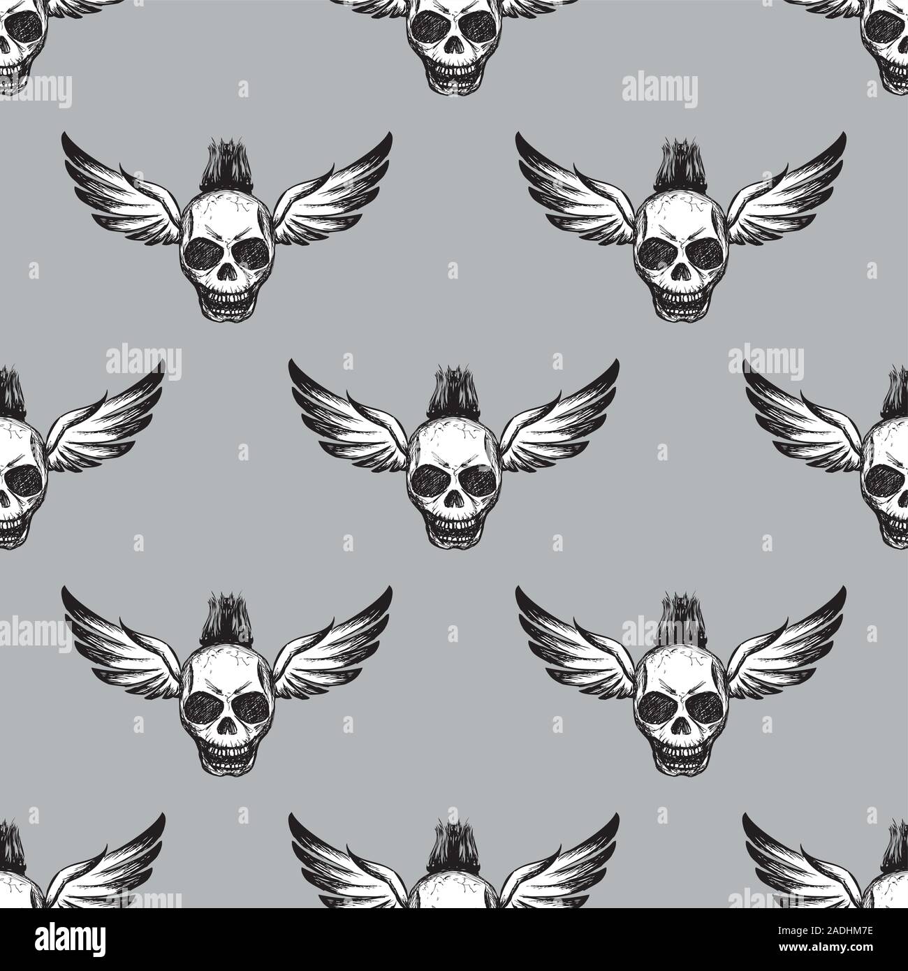 Angel wings pattern Stock Vector Images - Alamy