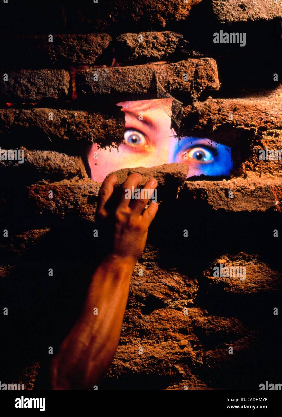 Abstract photograph representing acute paranoid schizophrenia. Paranoid ...