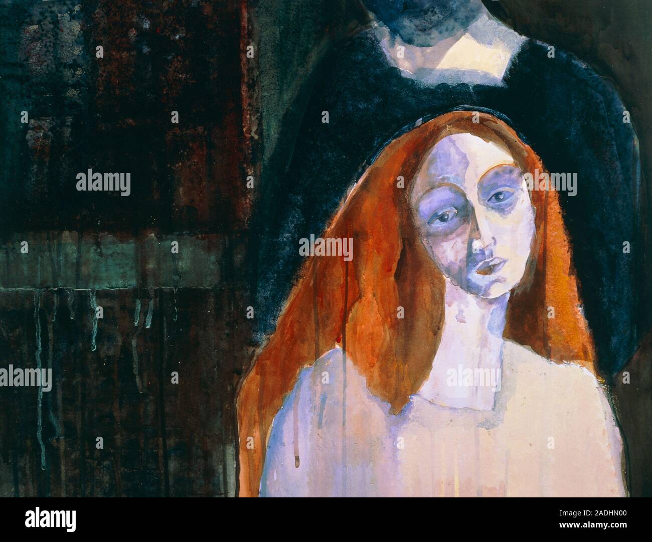 Illustration of depression. Depression combines feelings of sadness ...